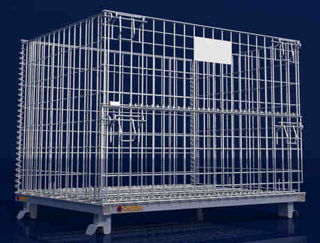 Wire Mesh Container-stillage cage|metal cage storage|wire mesh ...